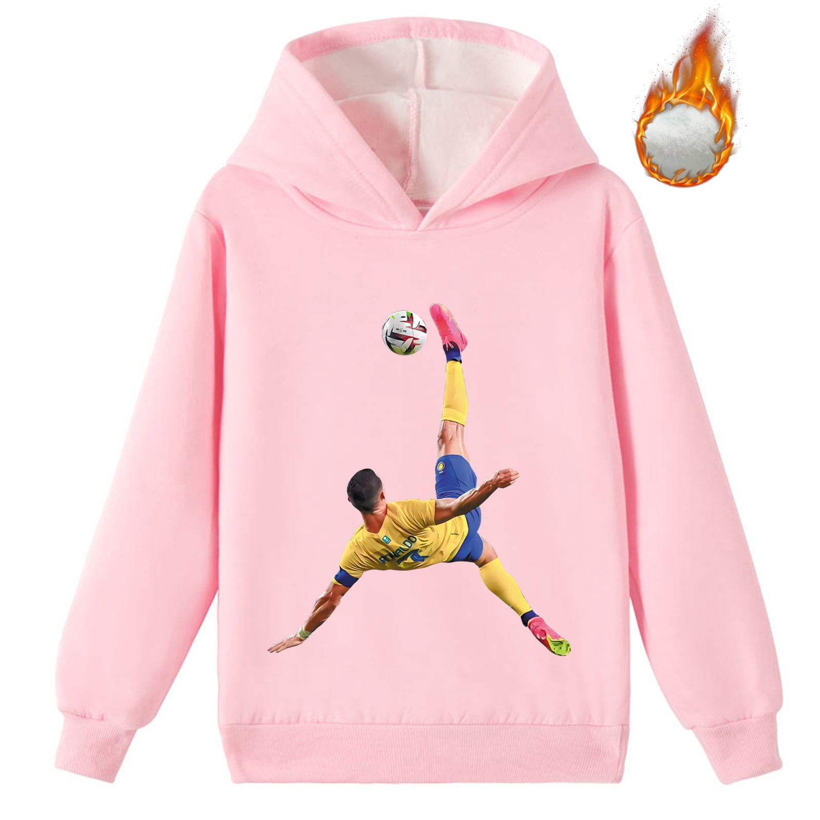 Holiday Trend Hoodie Cristiano Ronaldo Fleece Brushed works for Winter ...