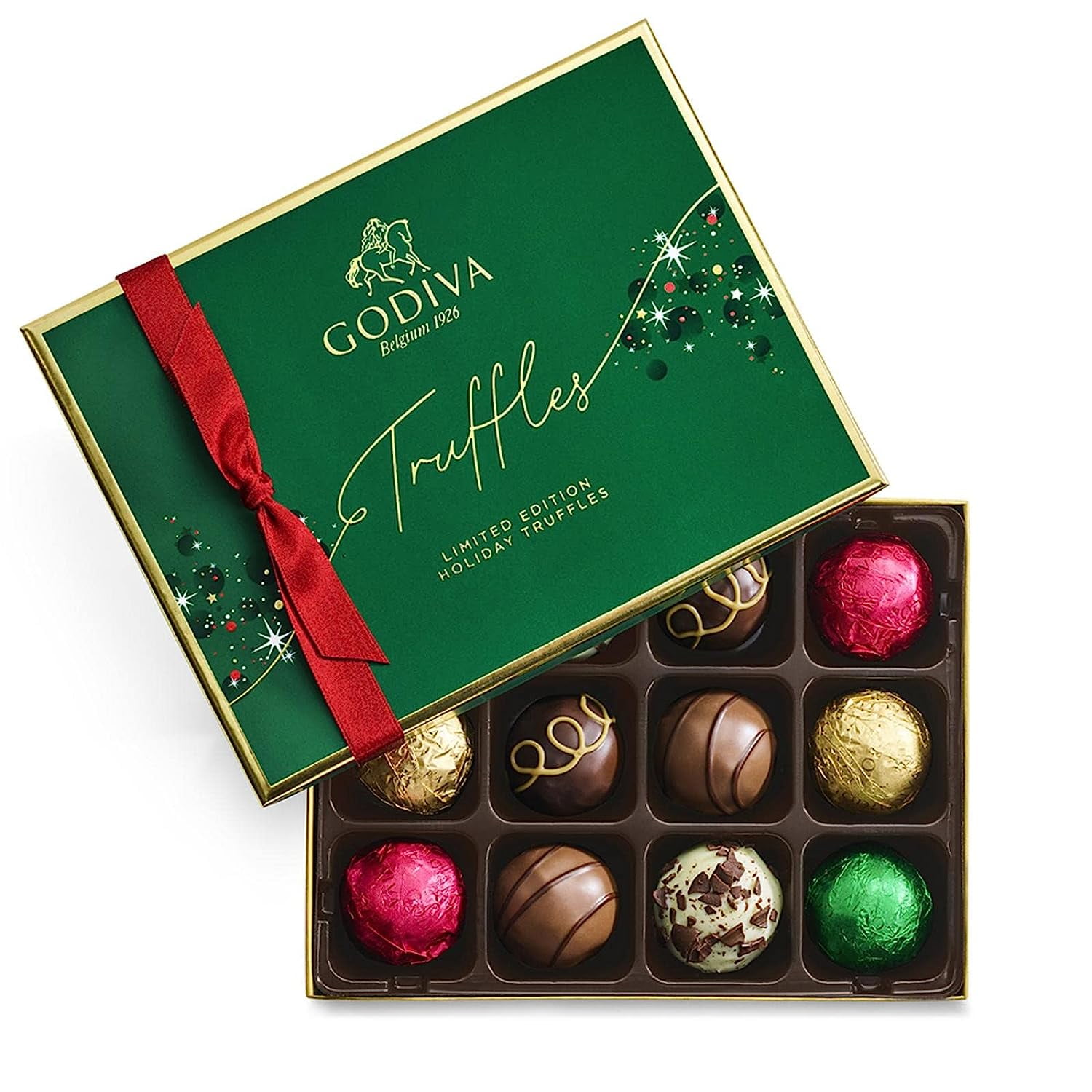 Holiday Truffle Flight - 12 Piece Limited Edition Assorted Gift Box ...