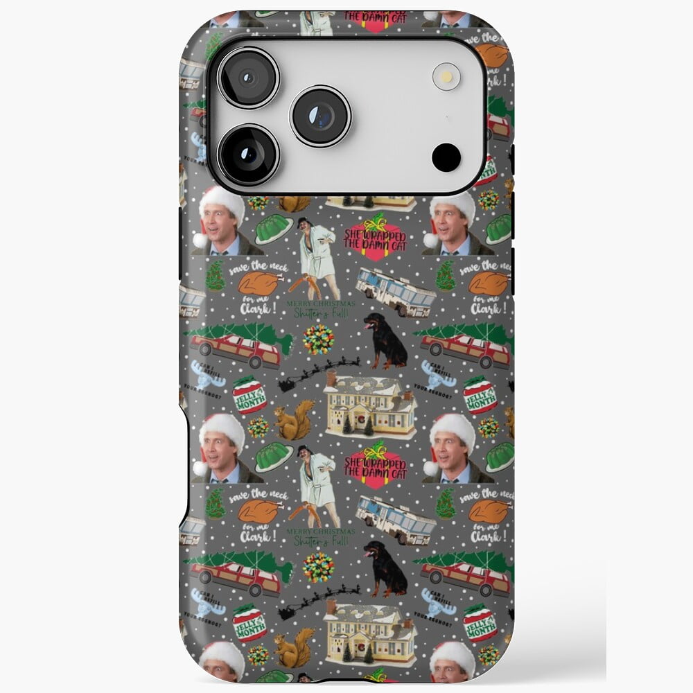 Holiday Vacation Comedy Collage Art Phone Case iPhone Case 17 through ...