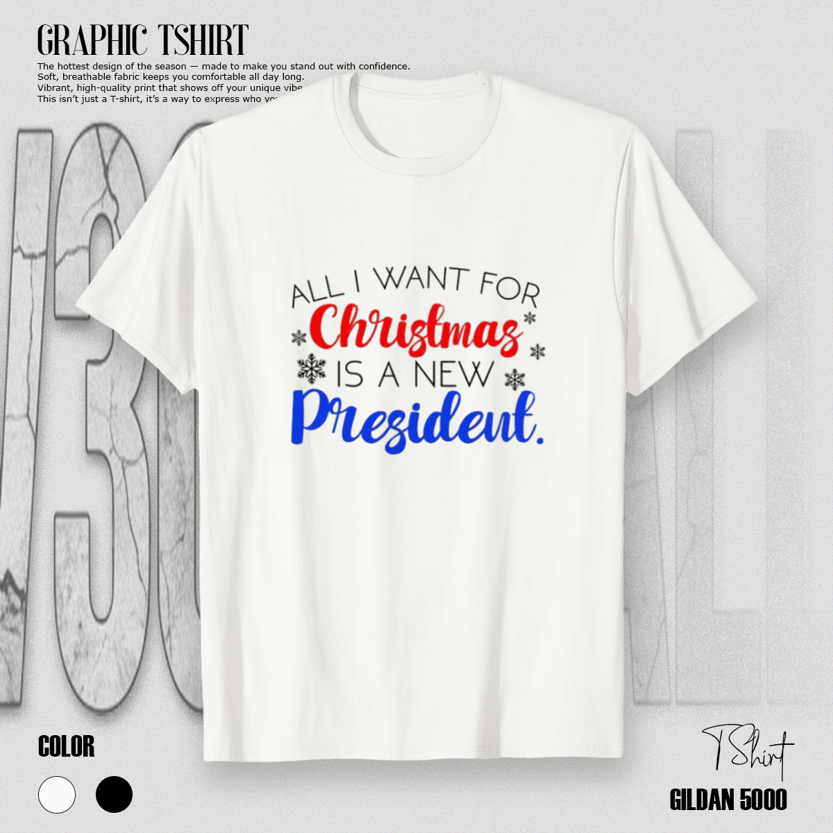 Holiday Wish New Leader Seasonal Winter Festive Statement Unisex T ...