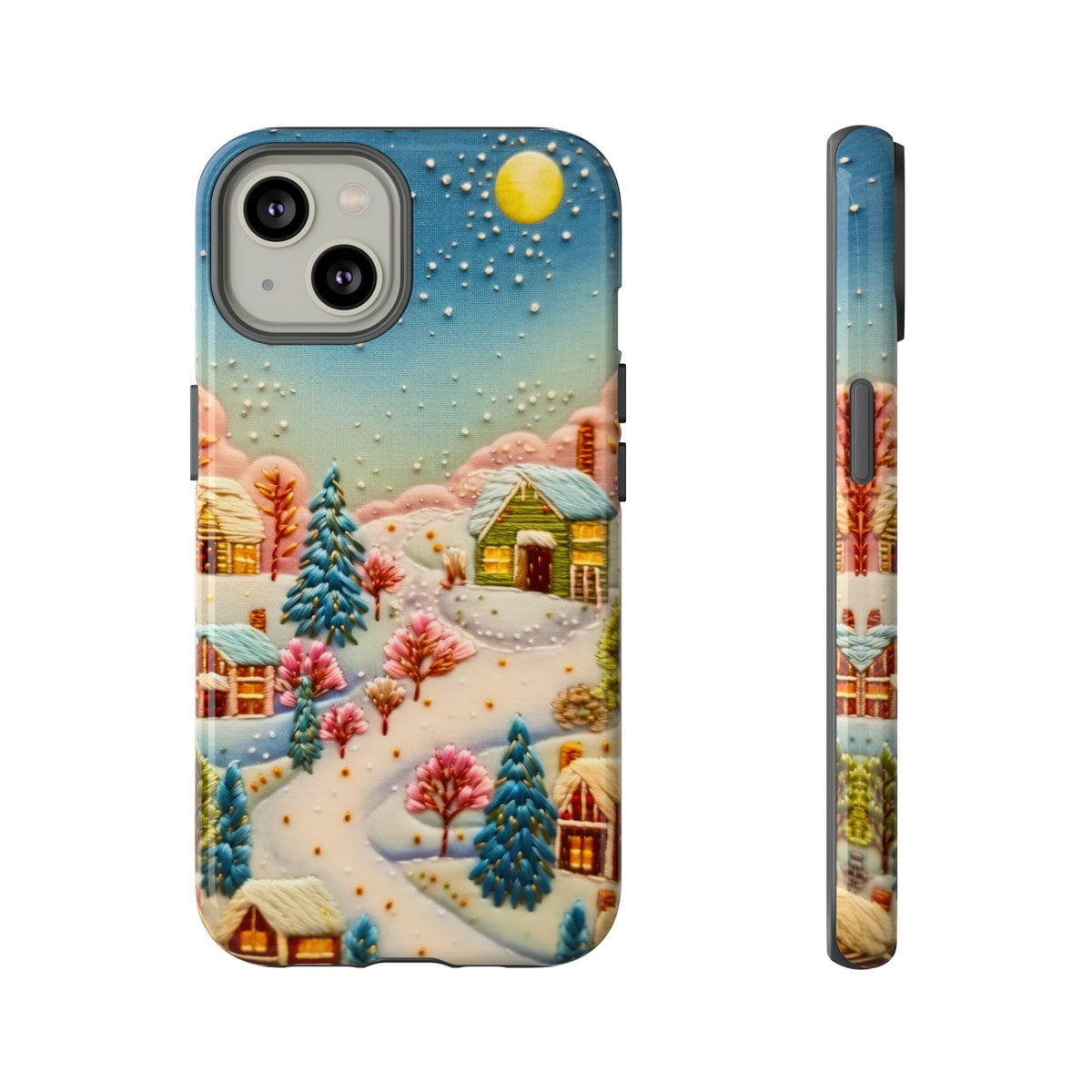 Holiday Wish Winter Snowy Mountain Cottagecore Phone Case 17 through 11 ...