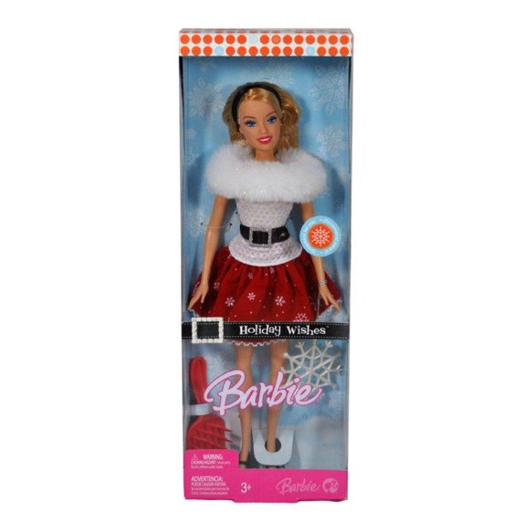 Holiday Wishes Barbie Doll - Walmart.com