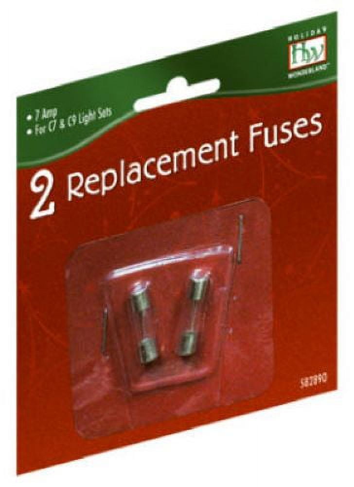 Holiday Wonderland 101F-88 2-Pack of Replacement Fuses For C7 & C9 ...
