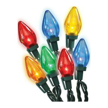 Holiday Wonderland 47940-88A Christmas LED Light Set, C6, Cool White ...