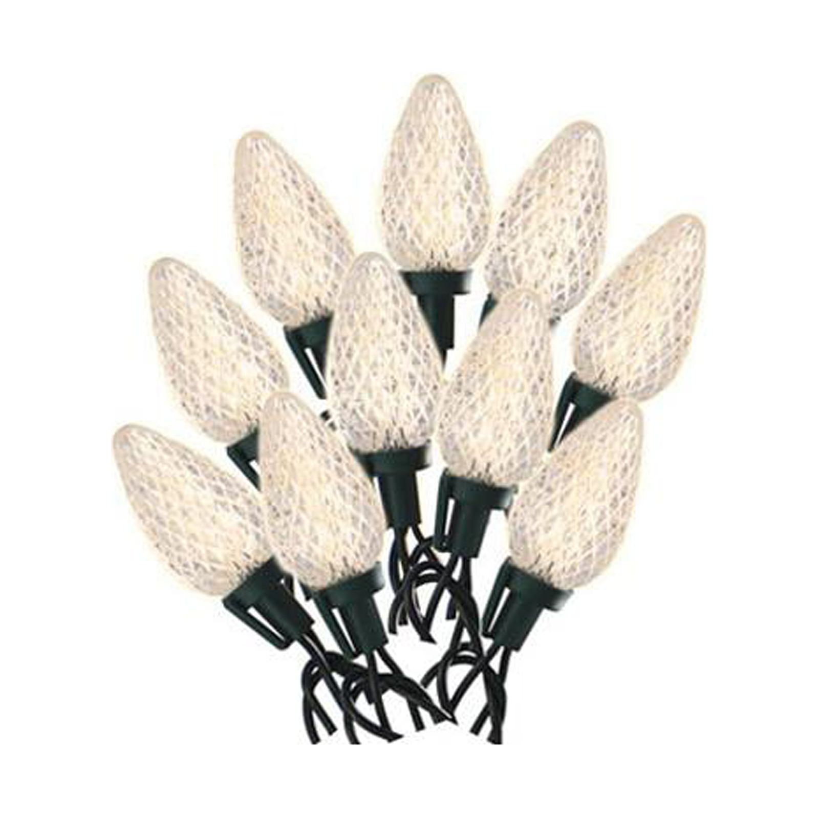 Holiday Wonderland 47662-88A Christmas LED 25-Light Set, C9, Warm White ...