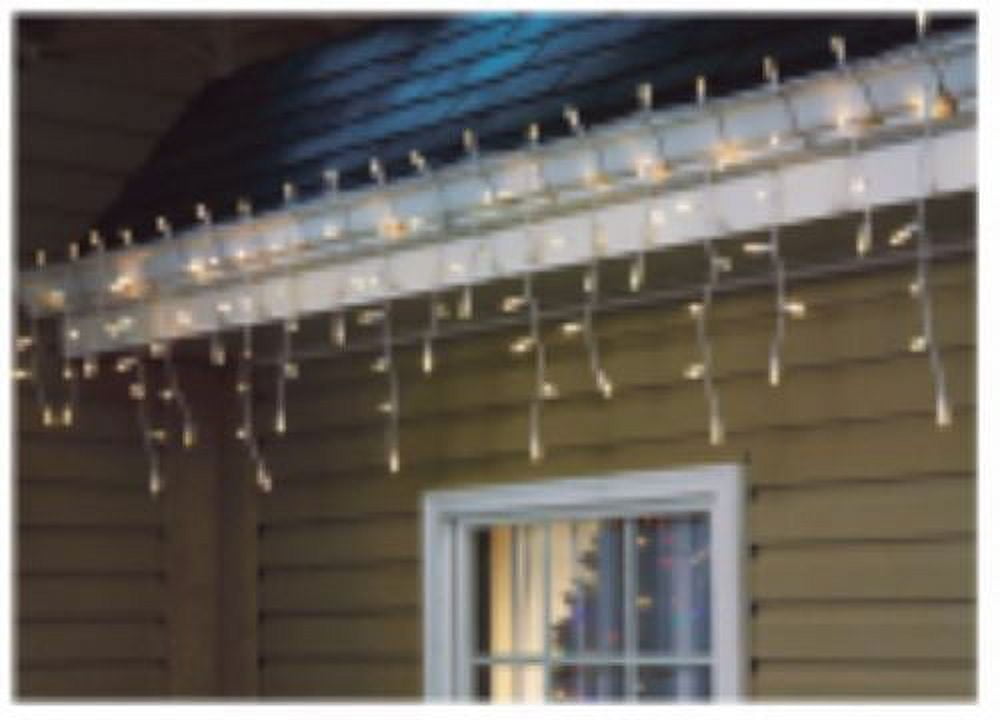 Holiday Wonderland 47690-88 105-Count C3 LED Warm White Icicle ...