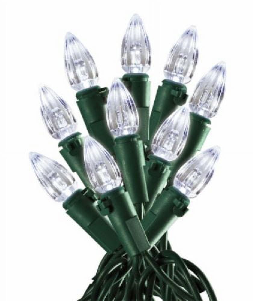 Holiday Wonderland 47697-88A Holiday LED 70-Light C3 Cool White Faceted ...