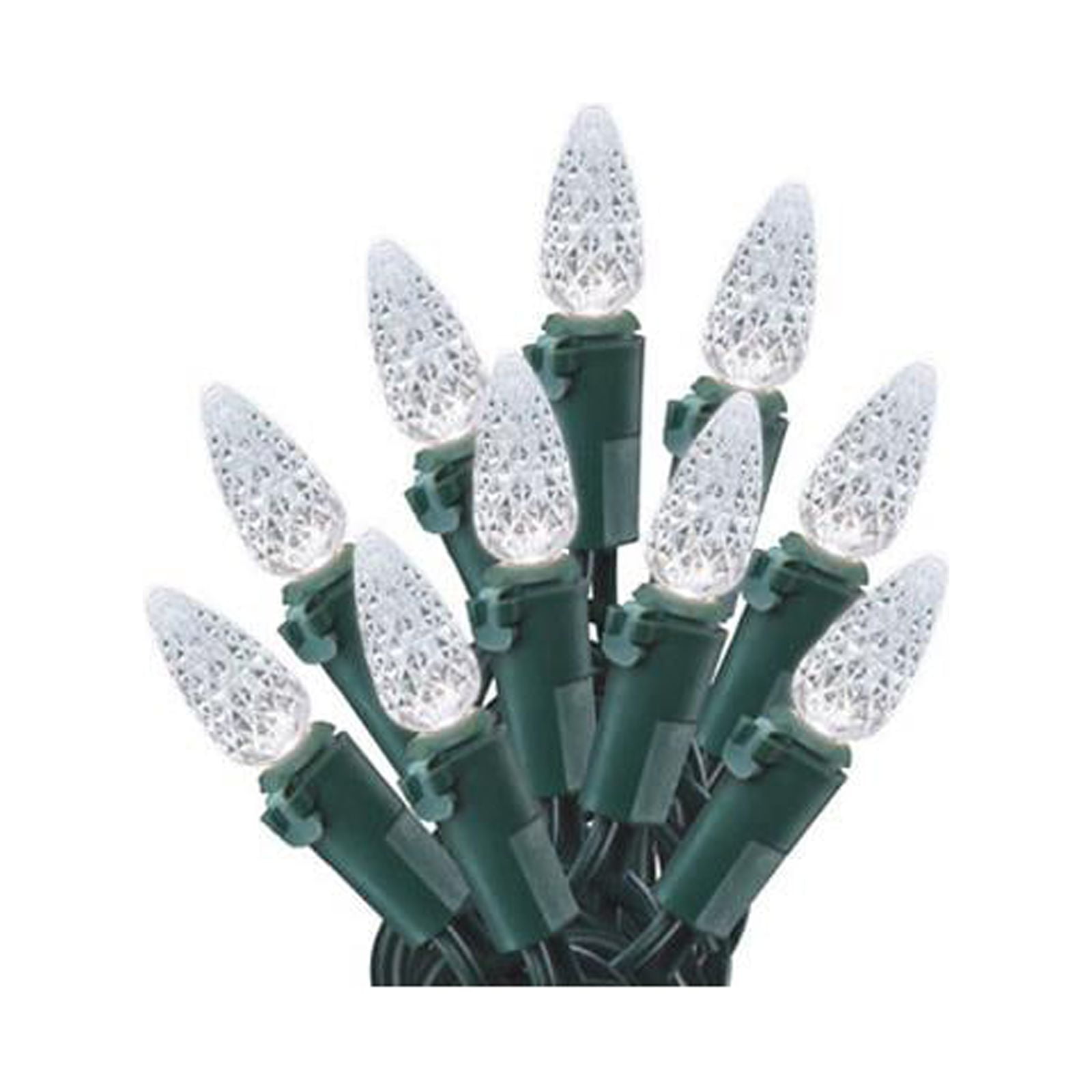 Holiday Wonderland Indoor Decoration, 200-Ct Cool White C6 LED ...