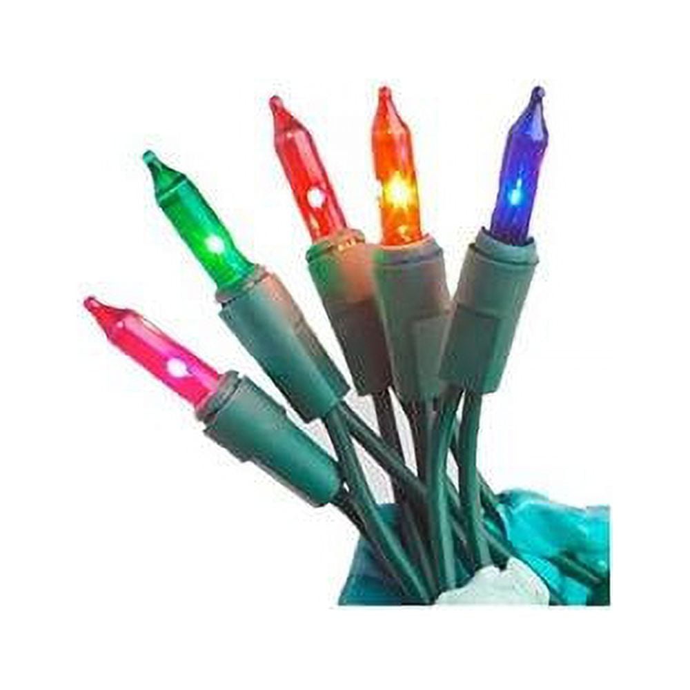 Holiday Wonderland 48151-88 Mini Multi Color Christmas Light Set ...