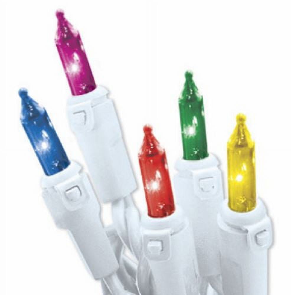 Holiday Wonderland 48601-88A 100-Count Multi-Color With White Cord ...