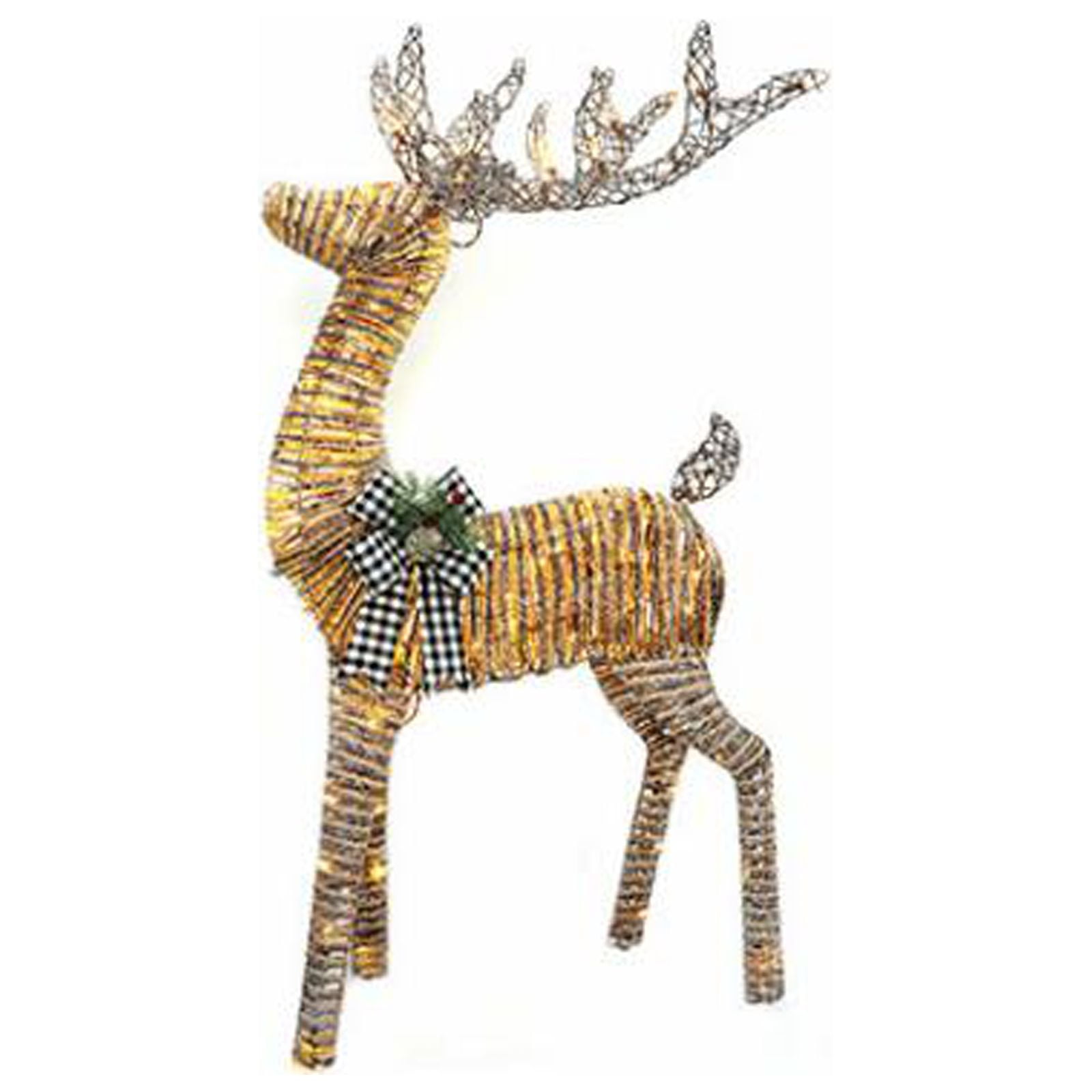Holiday Wonderland 53112-88 3D Grapevine Standing Deer Christmas ...