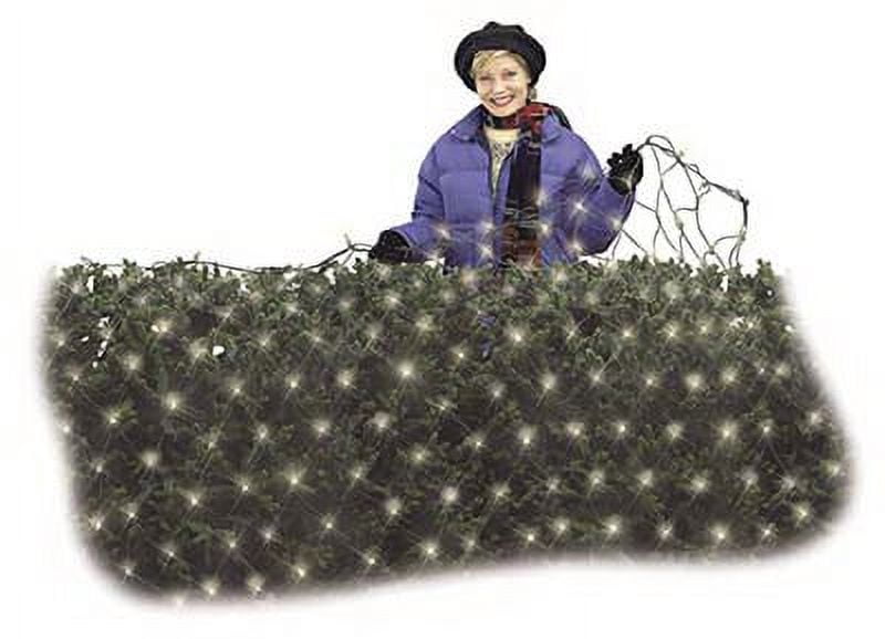 Holiday Wonderland 70 Light 4' x 6' Cool White Micro LED Net Light Set ...