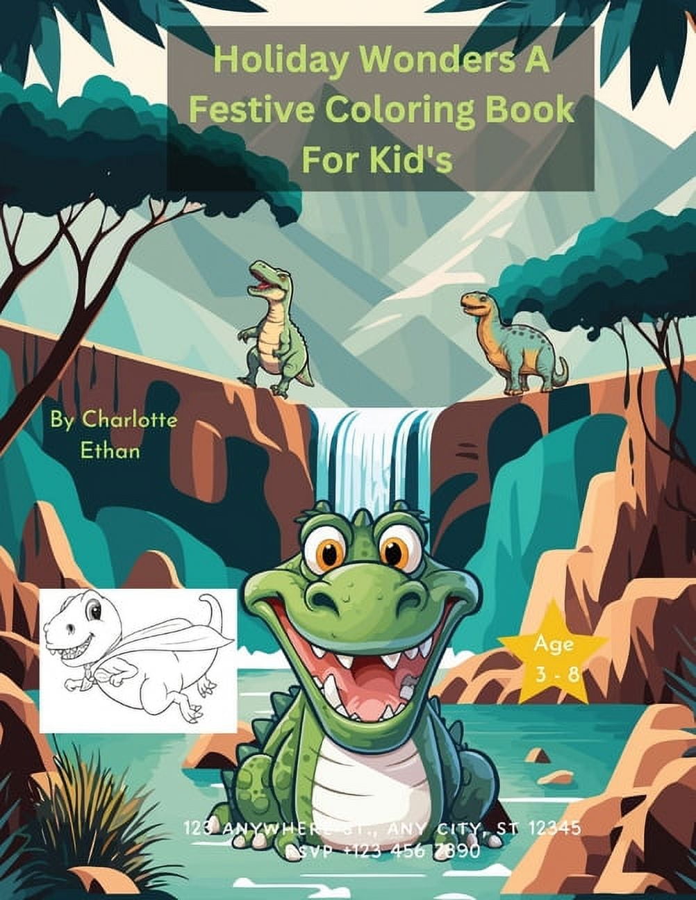 Holiday Wonders A Festive Coloring book for Kids (Paperback) - Walmart.com