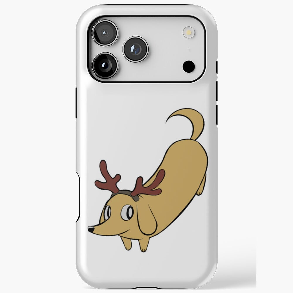 Holiday Xmas Dachshund Art Protective Case for iPhone 11 12 13 14 15 16 ...