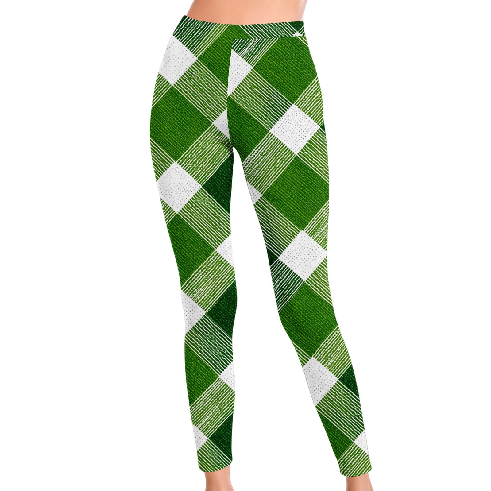 Holiday Yoga Leggings for Women - St. Patrick's Day Shamrock Design ...