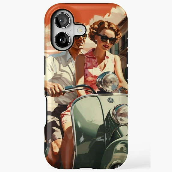Holiday in Italy Art Protective Case for iPhone 11 12 13 14 15 16 17 ...