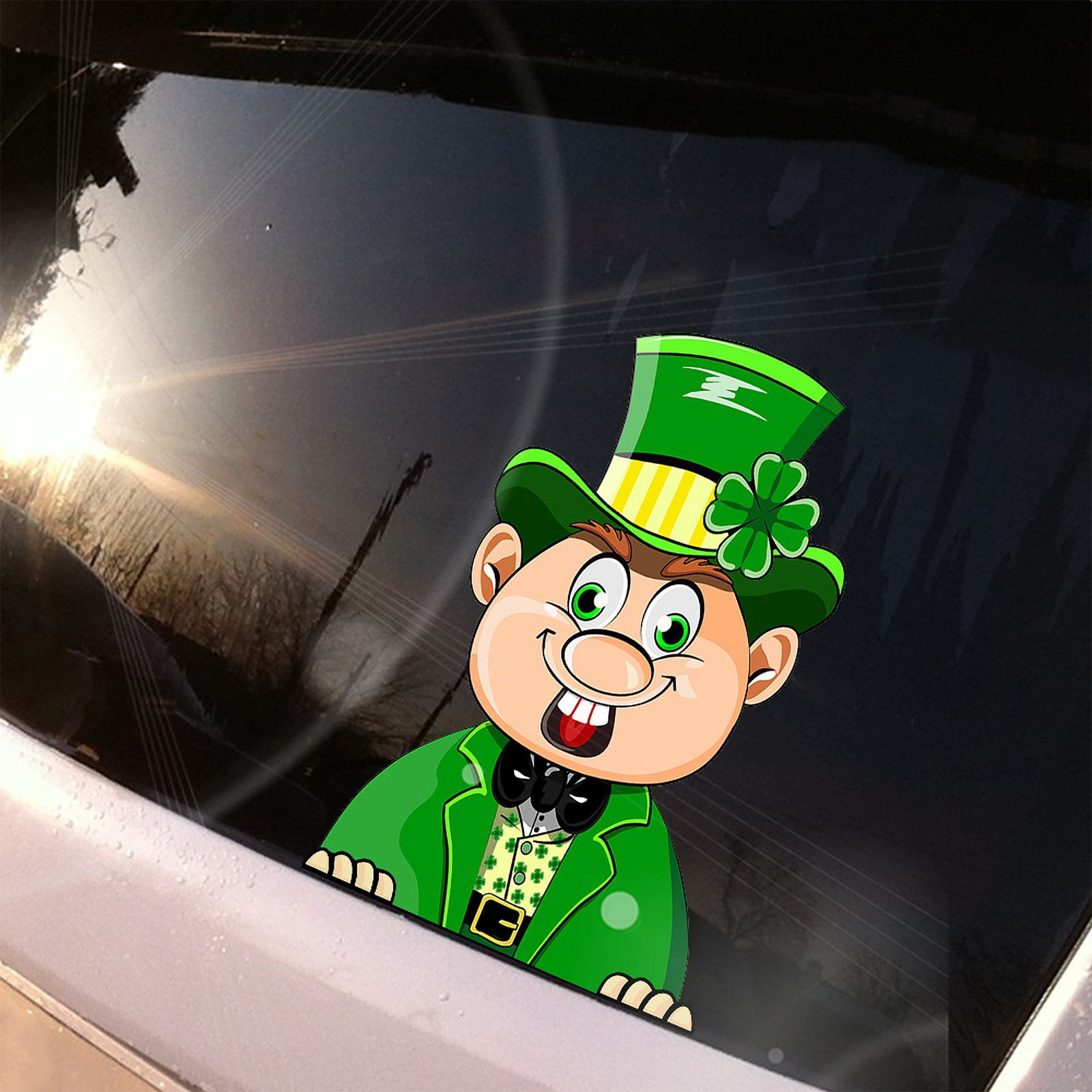 Holiday sales Lmueinov St. Patrick's Day Irish Dwarf Car Decorative ...