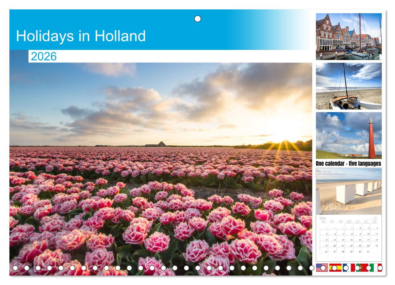 Holidays in Holland (Monthly Wall Calendar 2026 16.5 x 23.4 (open ...