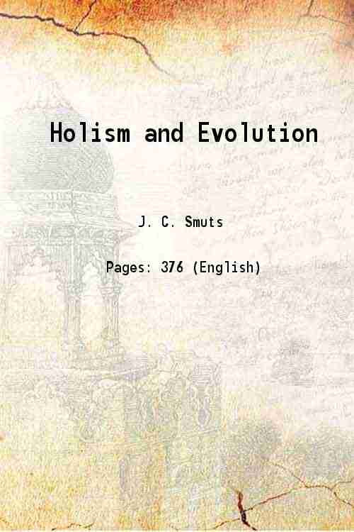 Holism and Evolution 1936 - Walmart.com
