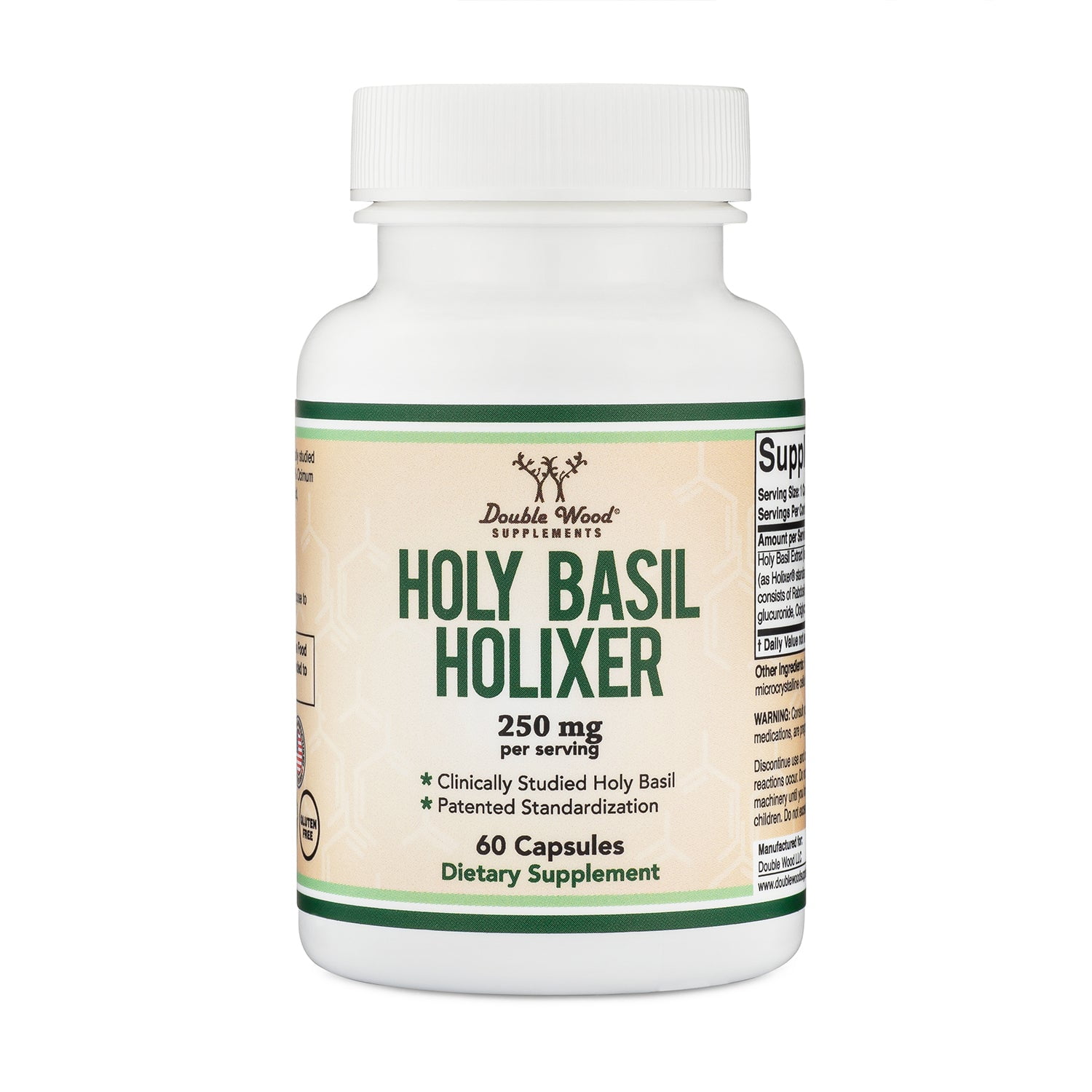 Holixer Holy Basil Supplement - 60 Capsules - Supports Stress Tolerance ...