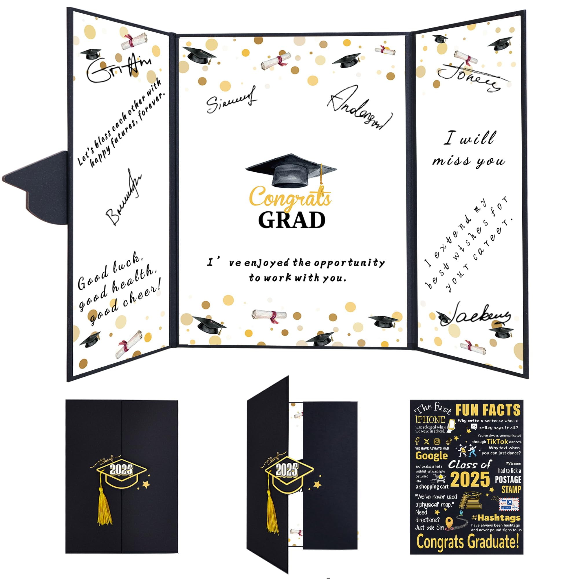Holkcog Graduation Party Decorations, MMF7 Black Gold Class of ...