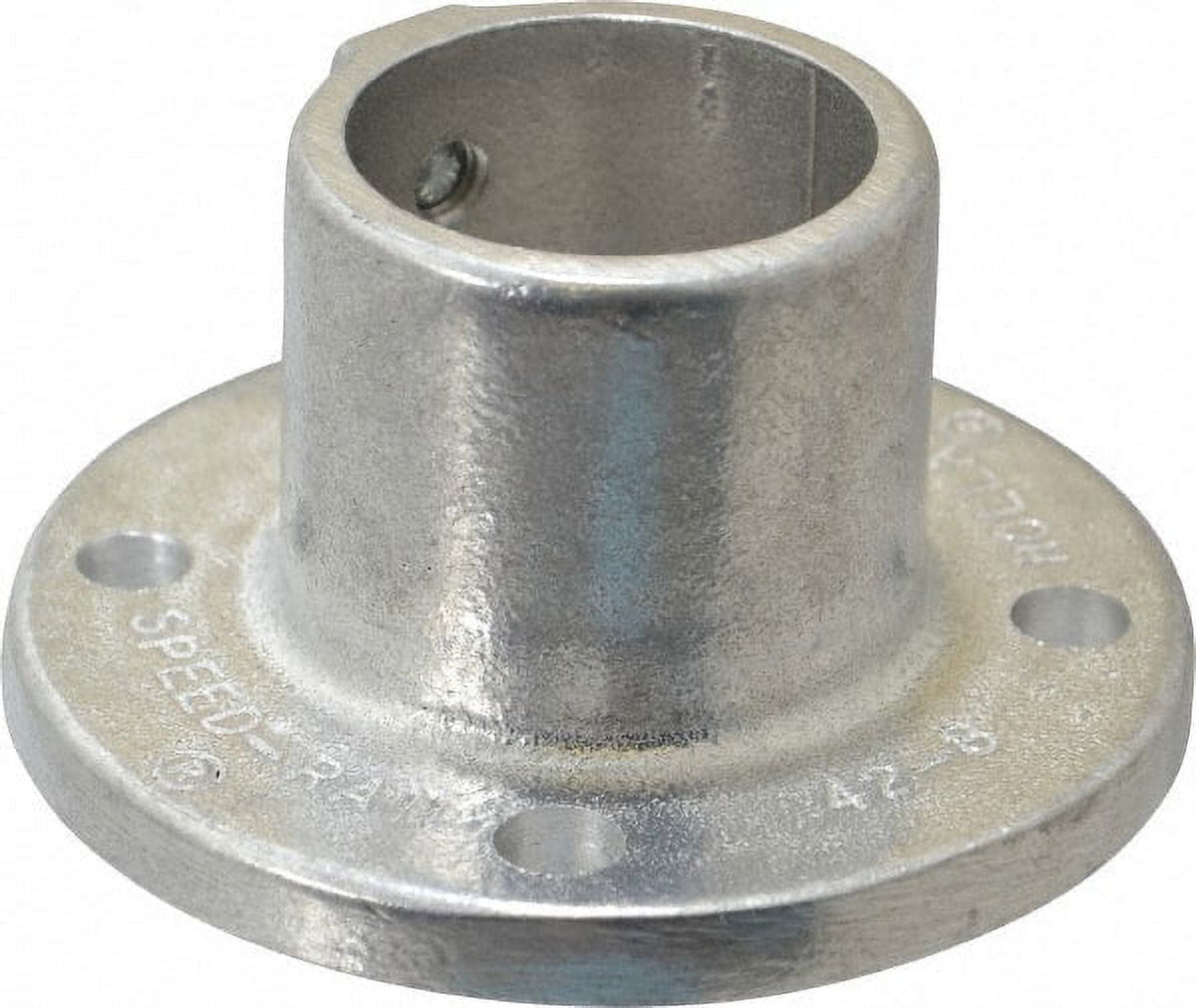Hollaender 1-1/2" Pipe, Base Flange, Aluminum Alloy Flange Pipe Rail ...