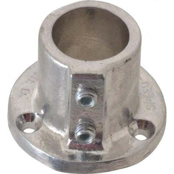 Hollaender 1" Pipe, Base Flange, Aluminum Alloy Flange Pipe Rail ...