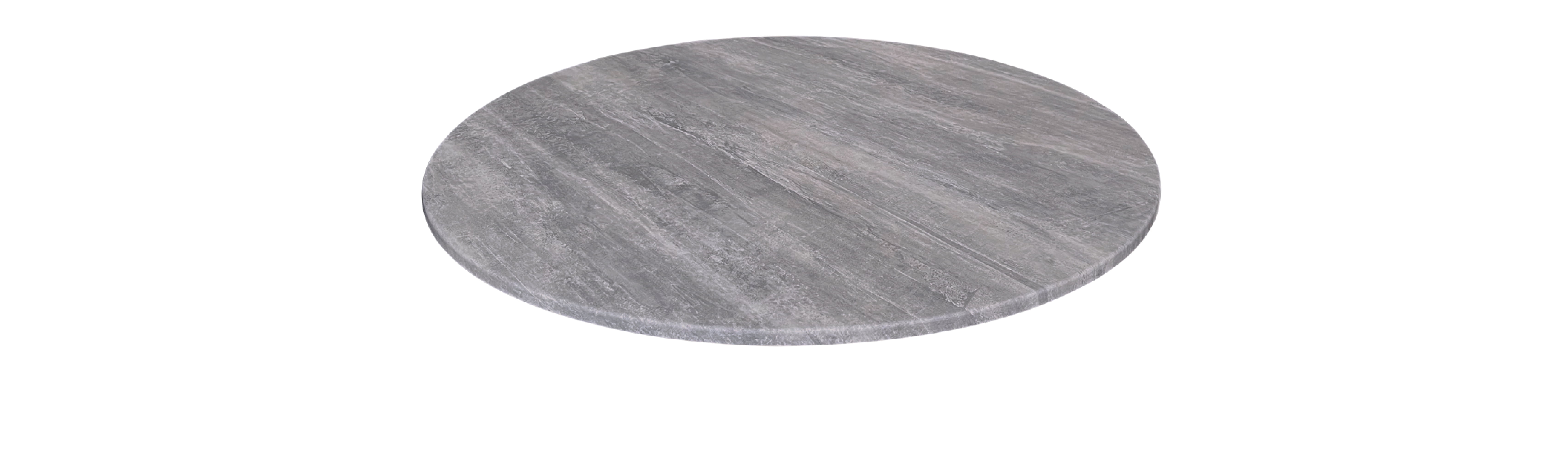 36" Diameter Greystone, Indoor/Outdoor All-Season EuroSlim Table Top by ...