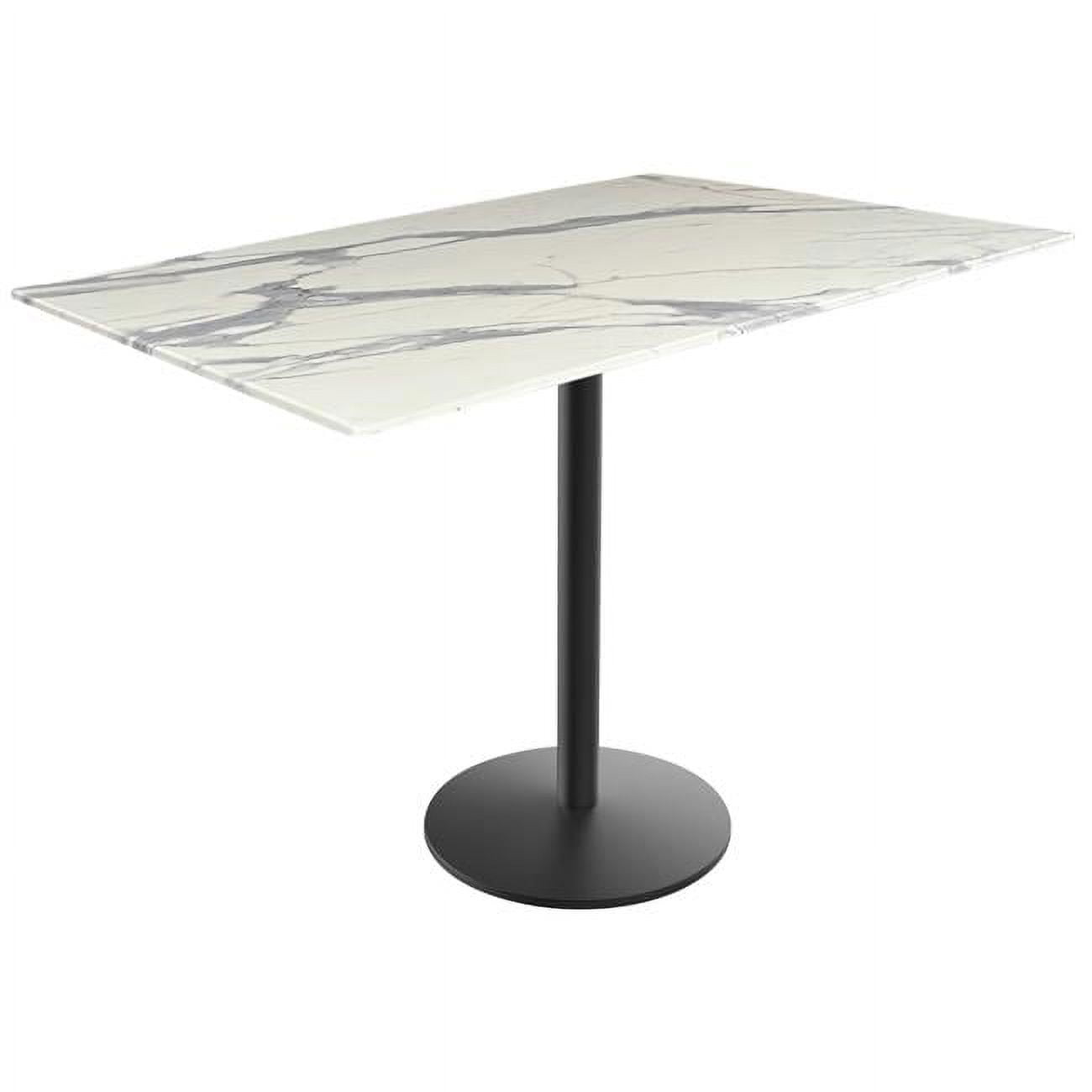 Holland Bar Stool 36 in. Indoor & Outdoor All-Season Table with 32 x 48 ...