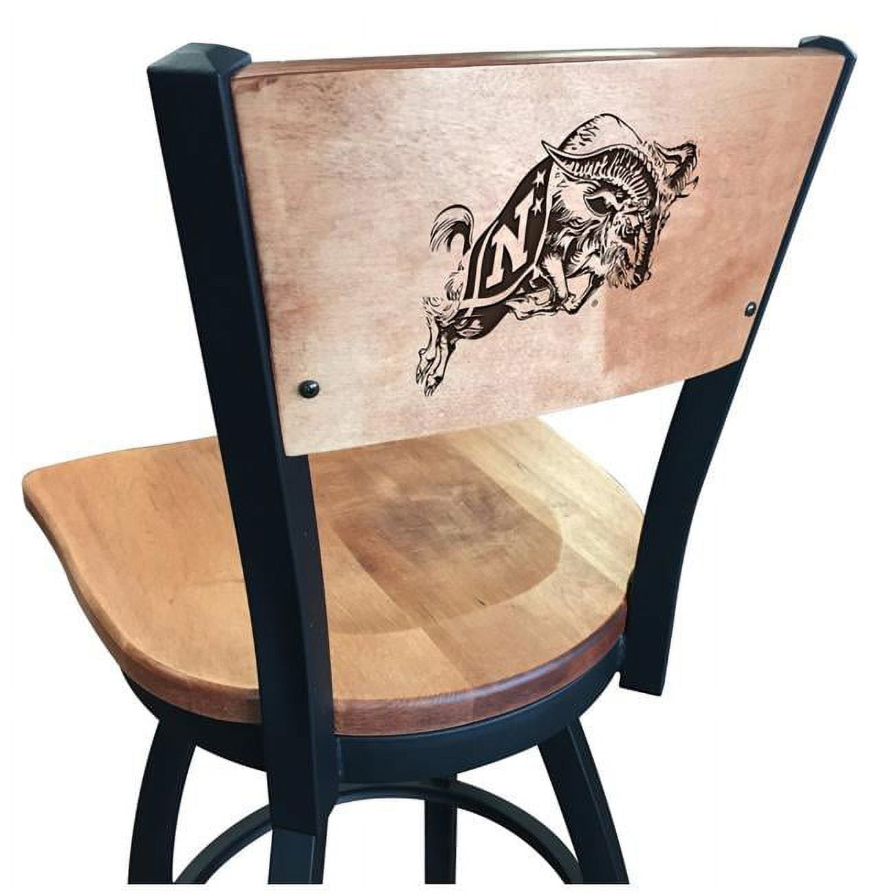 Holland Bar Stool 36 in. L038 - Black Wrinkle US Naval Academy Navy ...