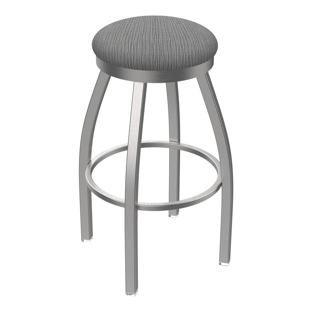 Holland Bar Stool 802 Misha Stainless Steel 25" Swivel Counter Stool with Graph Alpine Seat ...