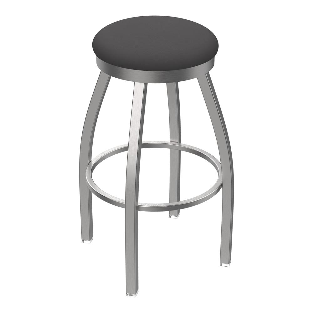 Holland Bar Stool 802 Misha Stainless Steel 30" Swivel Bar Stool with ...