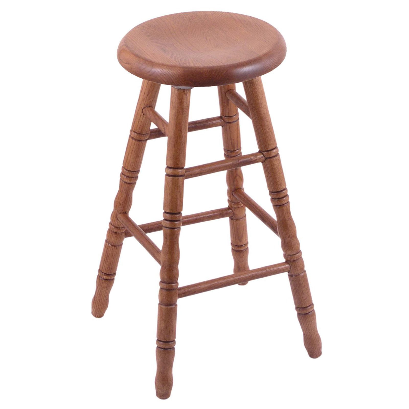 Holland Bar Stool Co Oak Stool with Turned Legs - Walmart.com