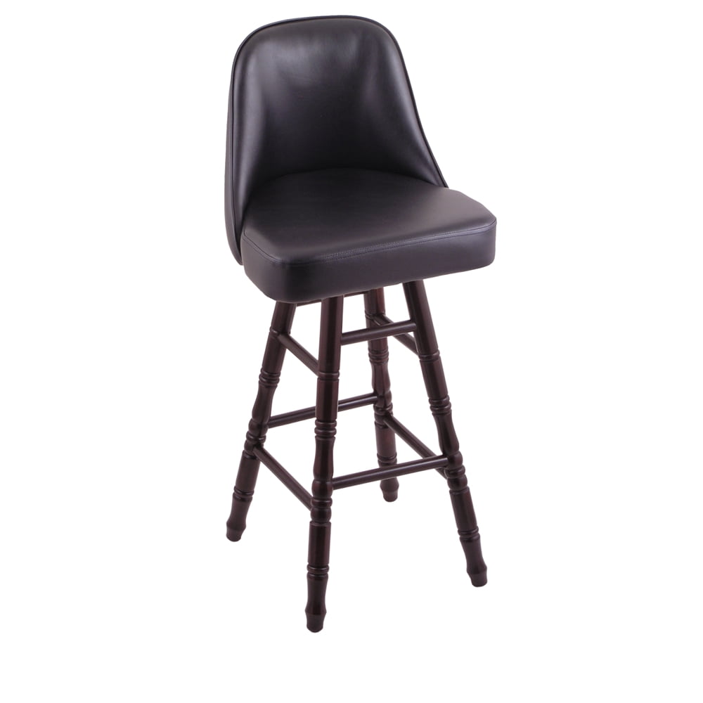 Holland Bar Stool Grizzly 25" Swivel Counter Stool with Turned Maple ...