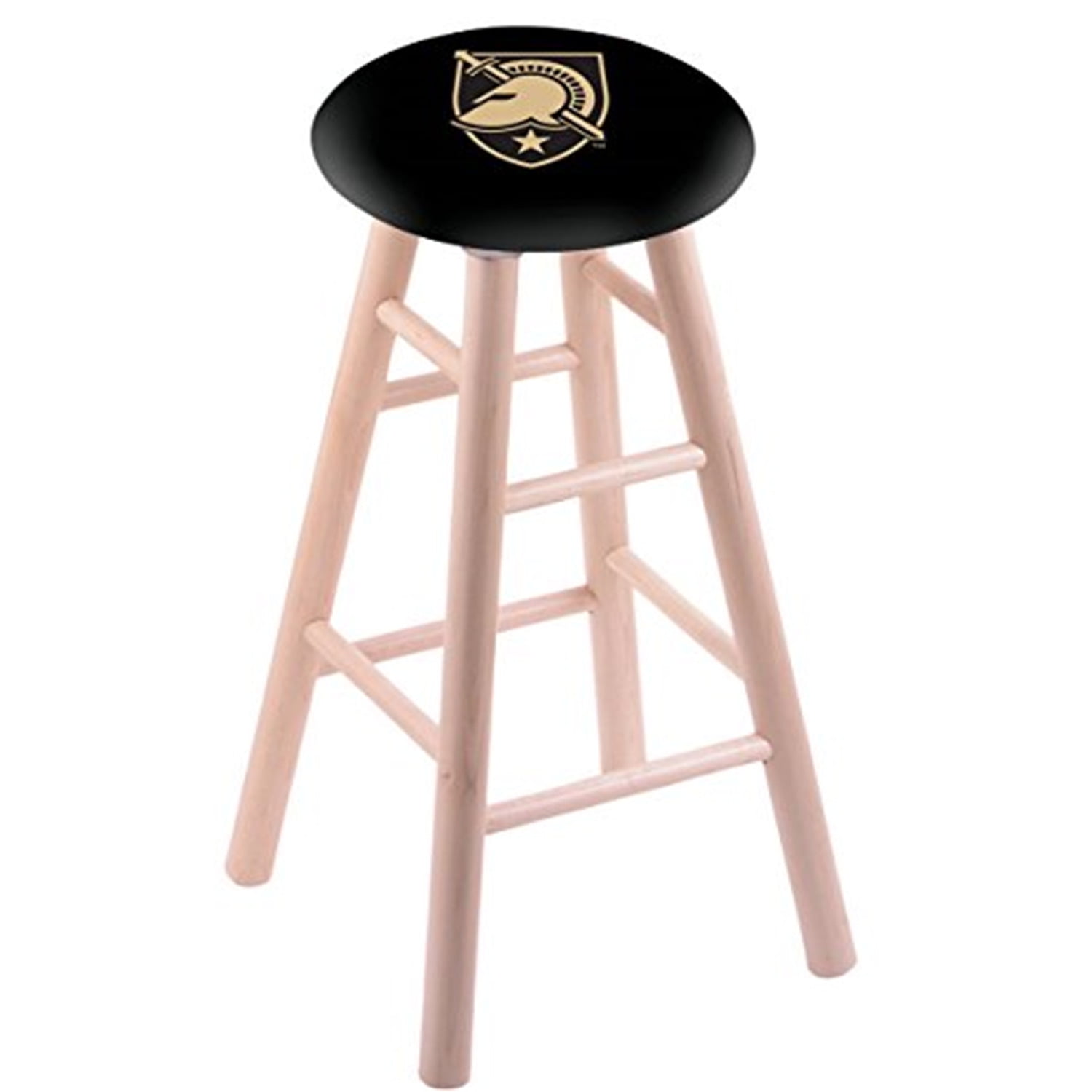 Holland Bar Stool Maple Bar Stool in Natural Finish with US Military ...