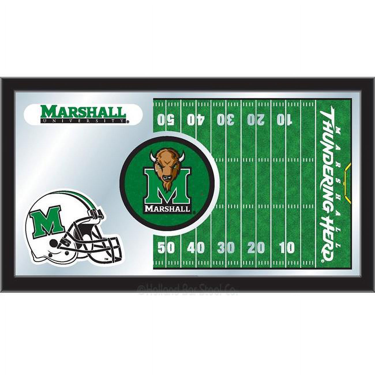 Holland Bar Stool Marshall Football Mirror 15 x 26 in. - Walmart.com