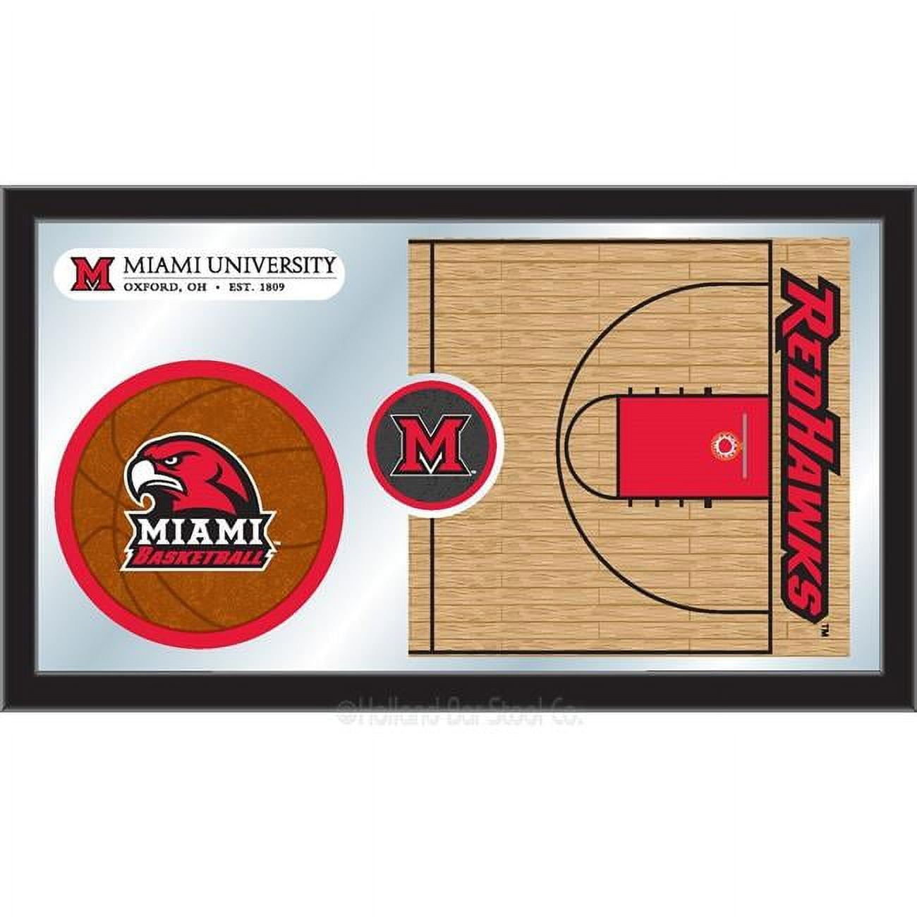 Holland Bar Stool Miami OH Basketball Mirror 15 x 26 in. - Walmart.com