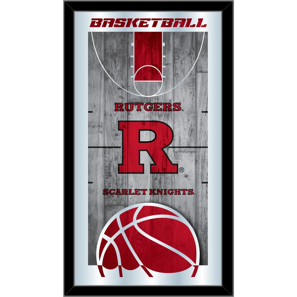 Holland Bar Stool Rutgers 15" x 26" Basketball Mirror - Walmart.com