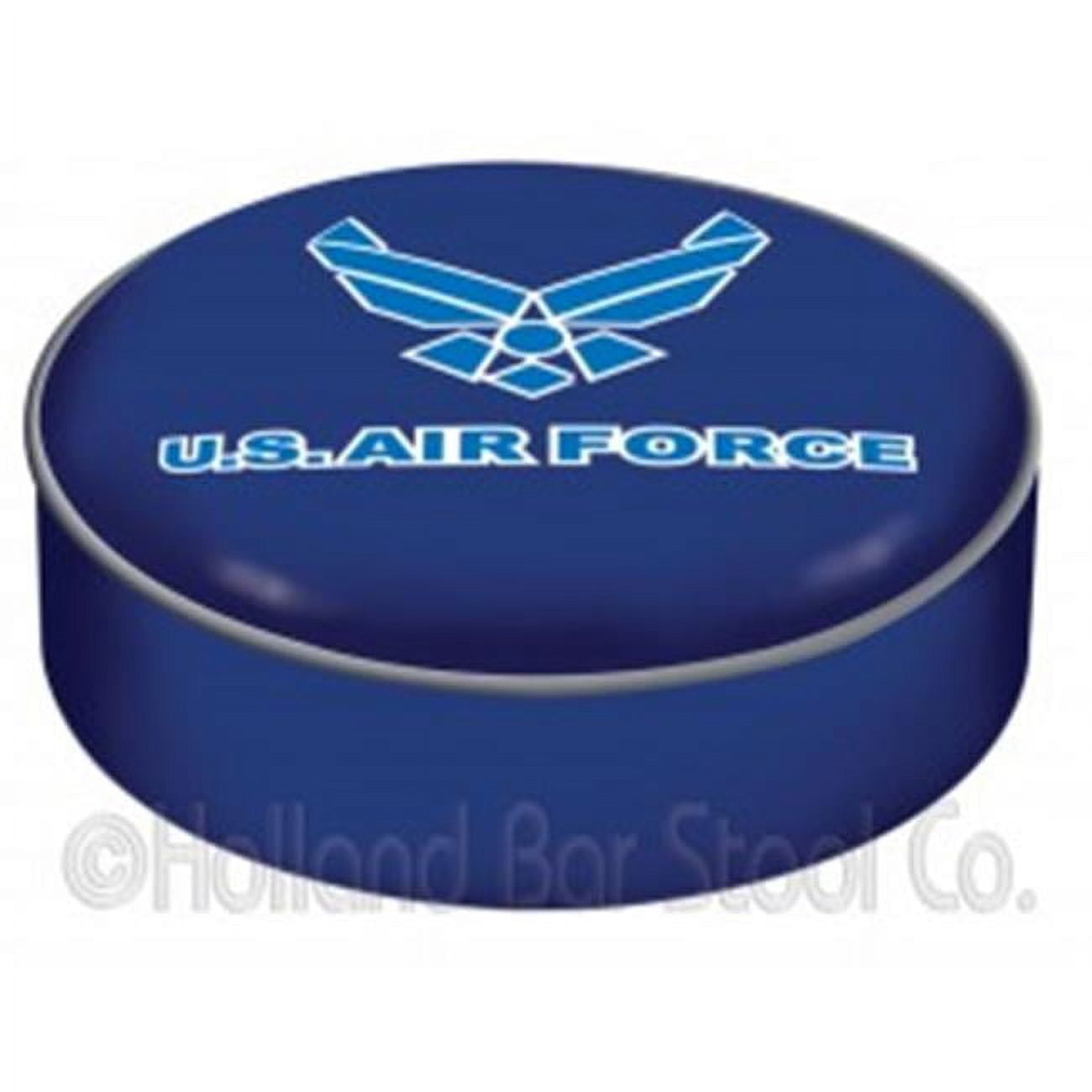 Holland Bar Stool U.S. Air Force Bar Stool Seat Cover 14 in. diameter x ...