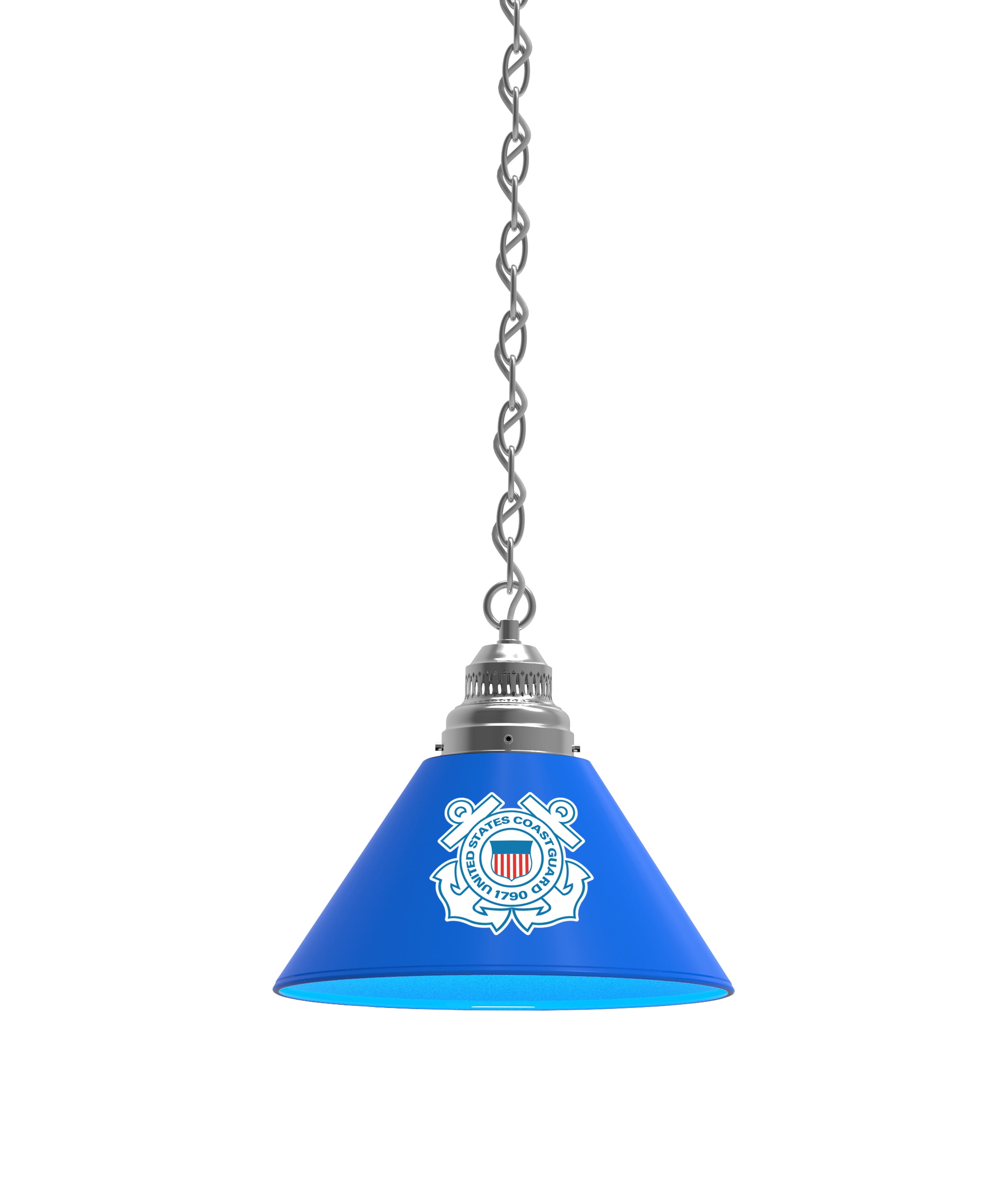 United States Coast Guard Pendant Light with Chrome FIxture - Walmart.com