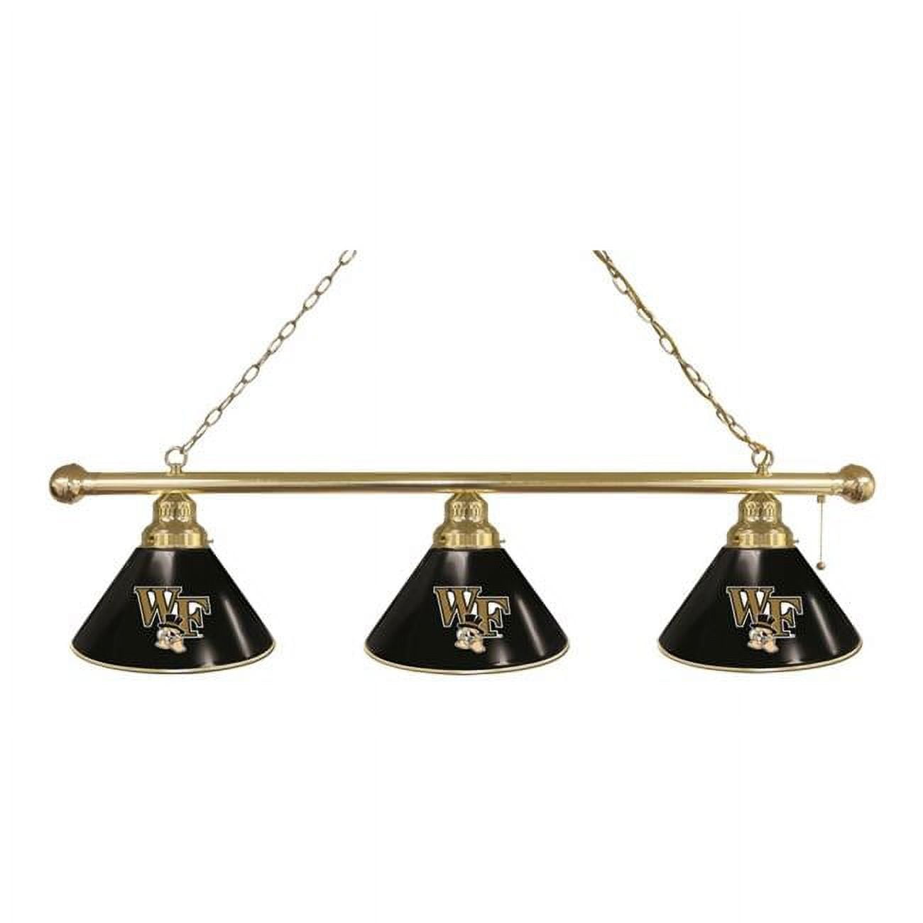 Holland Bar Stool Wake Forest Demon Deacons 3 Shade Pool Billiard Light ...