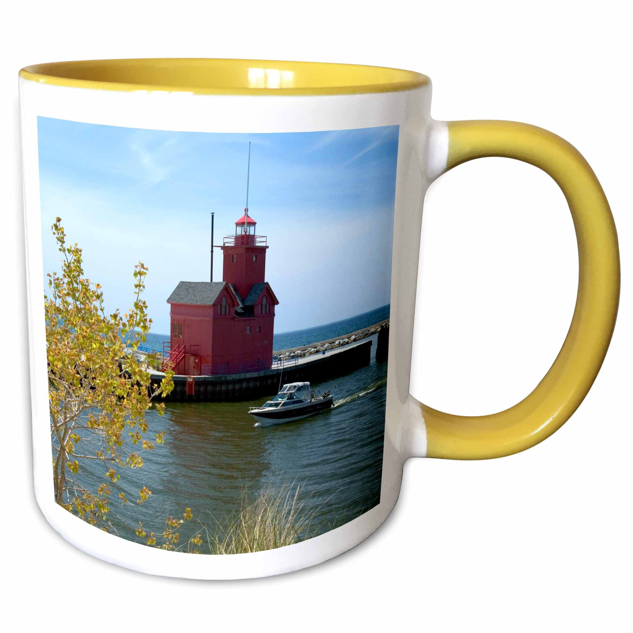 Holland Harbor Lighthouse at Holland, Michigan - US23 DFR0047 - David R ...