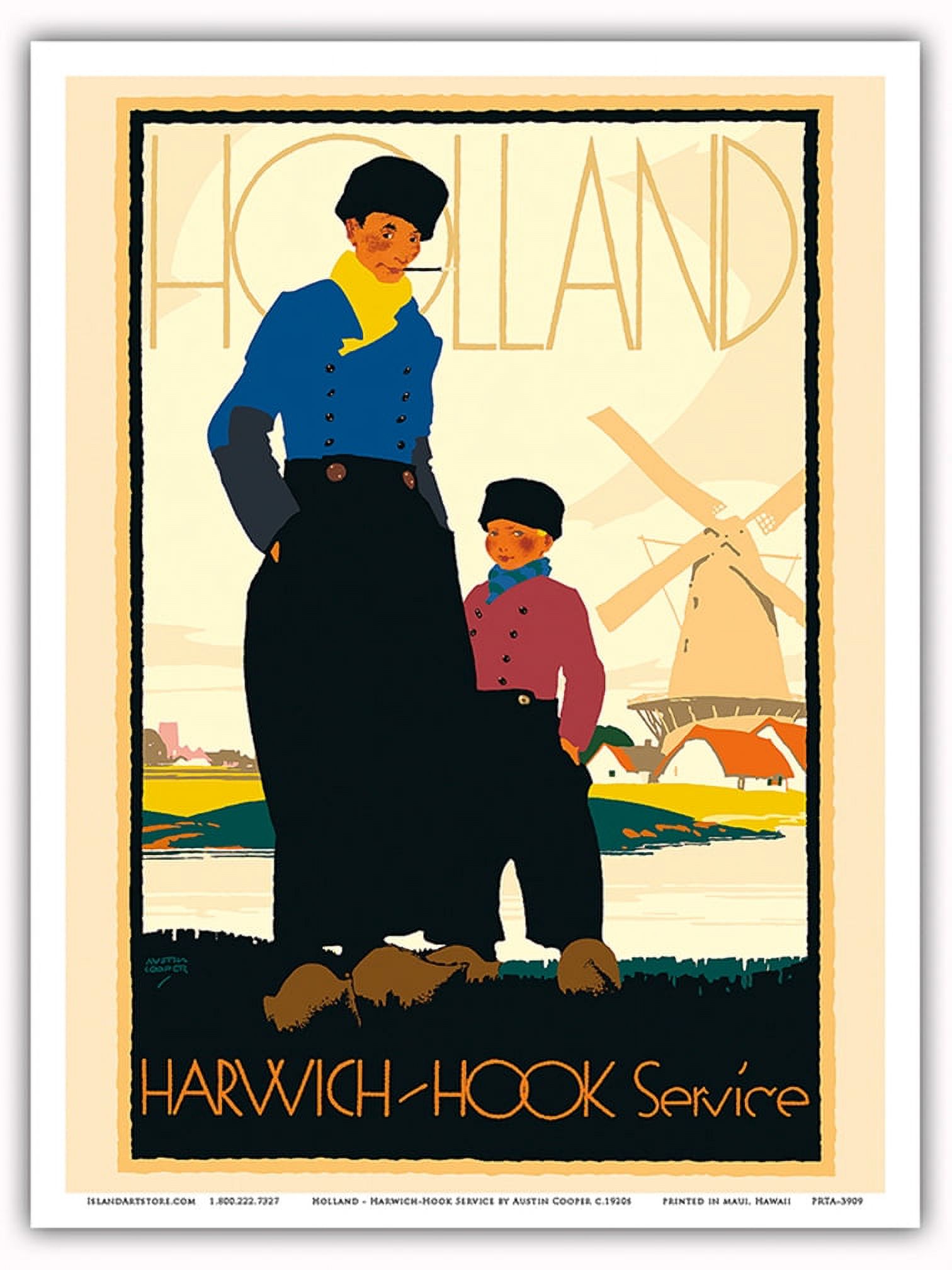 Holland - Harwich-Hook Service Netherlands - London & North Eastern Railway (LNER) - Vintage ...