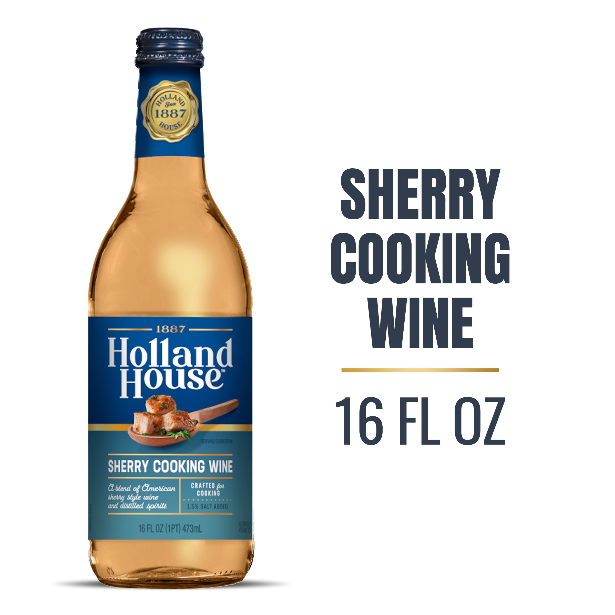 Holland House Sherry Cooking Wine, 16 FL oz - Walmart.com