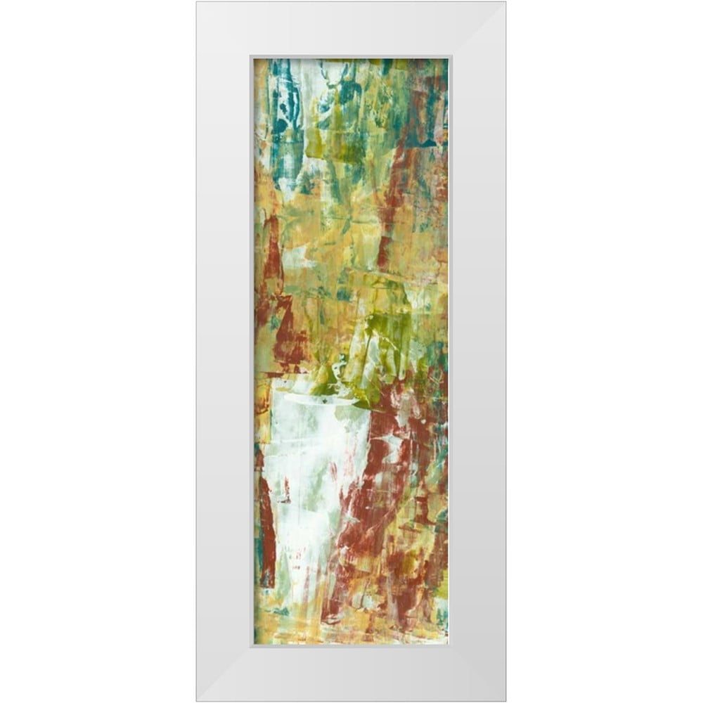 Holland, Julie 7x14 White Modern Wood Framed Museum Art Print Titled - Staccato III - Walmart.com