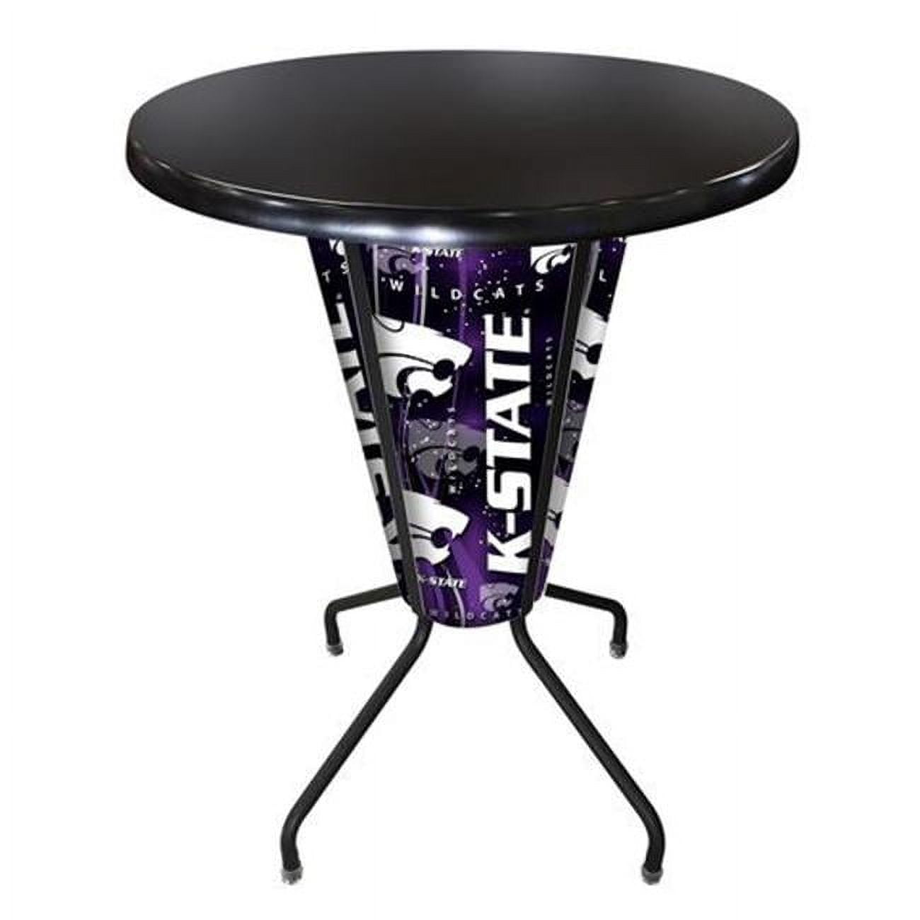Holland Lighted NCAA Pub Table with Black Top - Walmart.com
