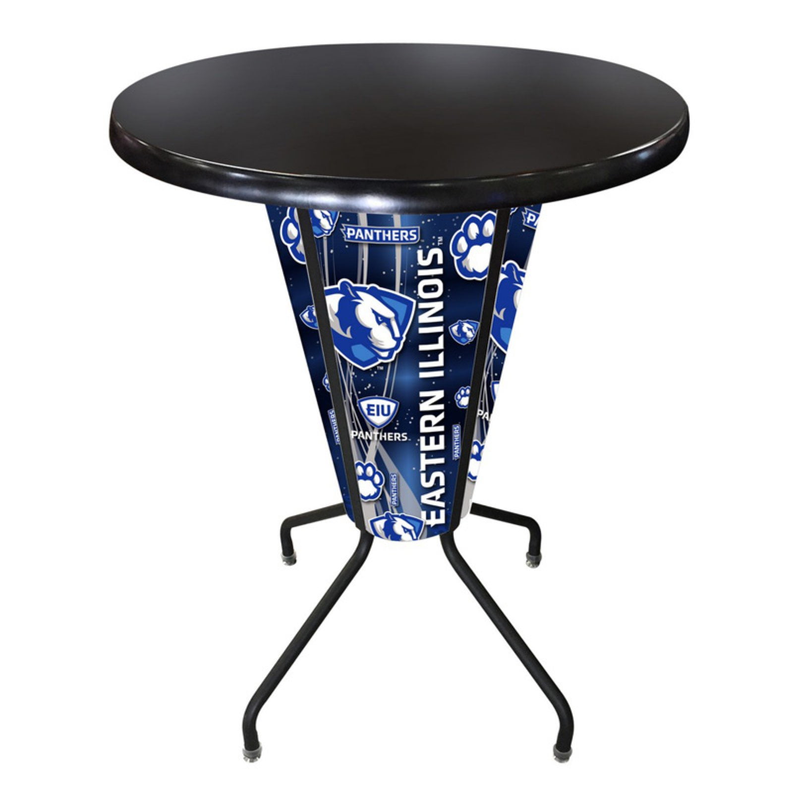 Holland Lighted NCAA Pub Table with Black Top - Walmart.com