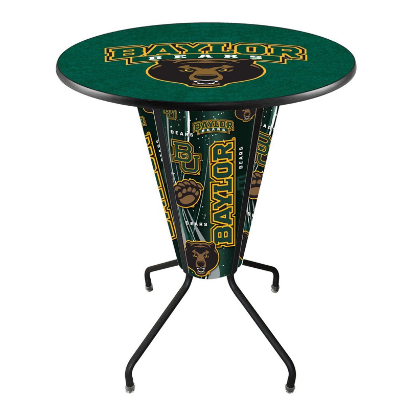 Holland Lighted NCAA Pub Table with Logo Top - Walmart.com