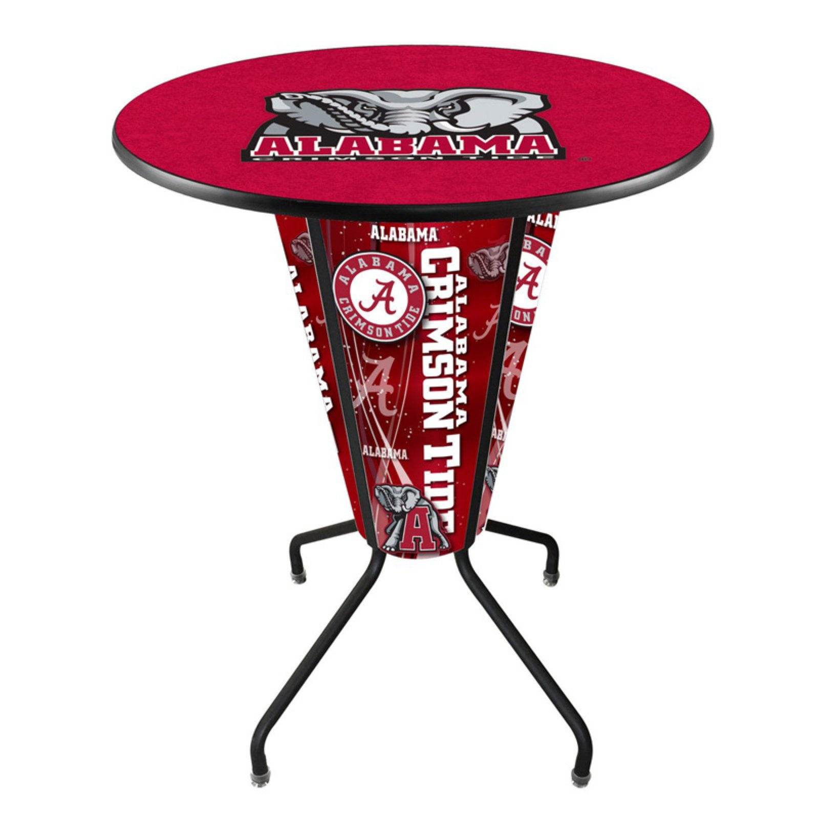 Holland Lighted NCAA Pub Table with Logo Top - Walmart.com