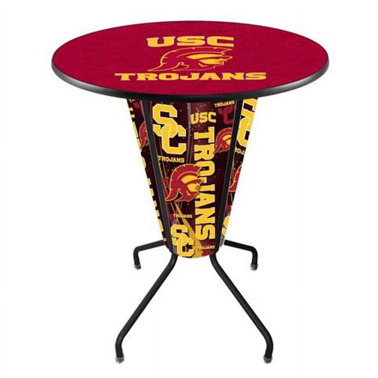 Holland Lighted NCAA Pub Table with Logo Top - Walmart.com